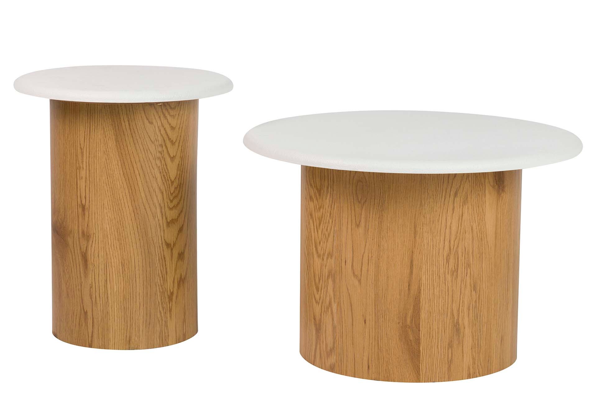 Set 2 Mesas Mdf 60X60X41 40X40X48 Cm | Leroy Merlin