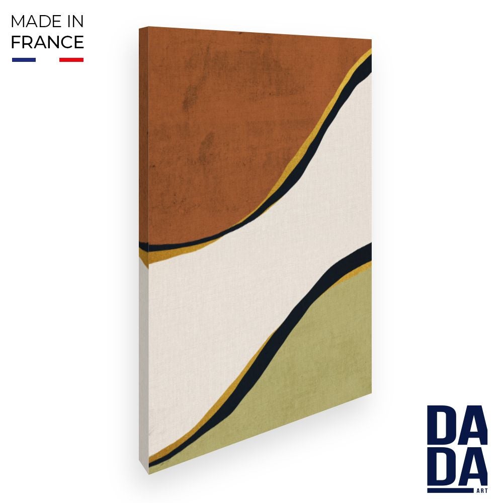 Toile Formes ondulées / 100x140cm / Fabriqué en France / DADA ART ...