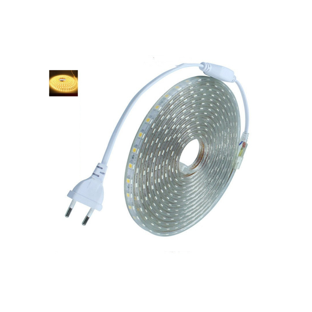 2M, Blanc Chaud Ruban LED avec Interrupteur, Bande LED Lumineux, Ip65 ...