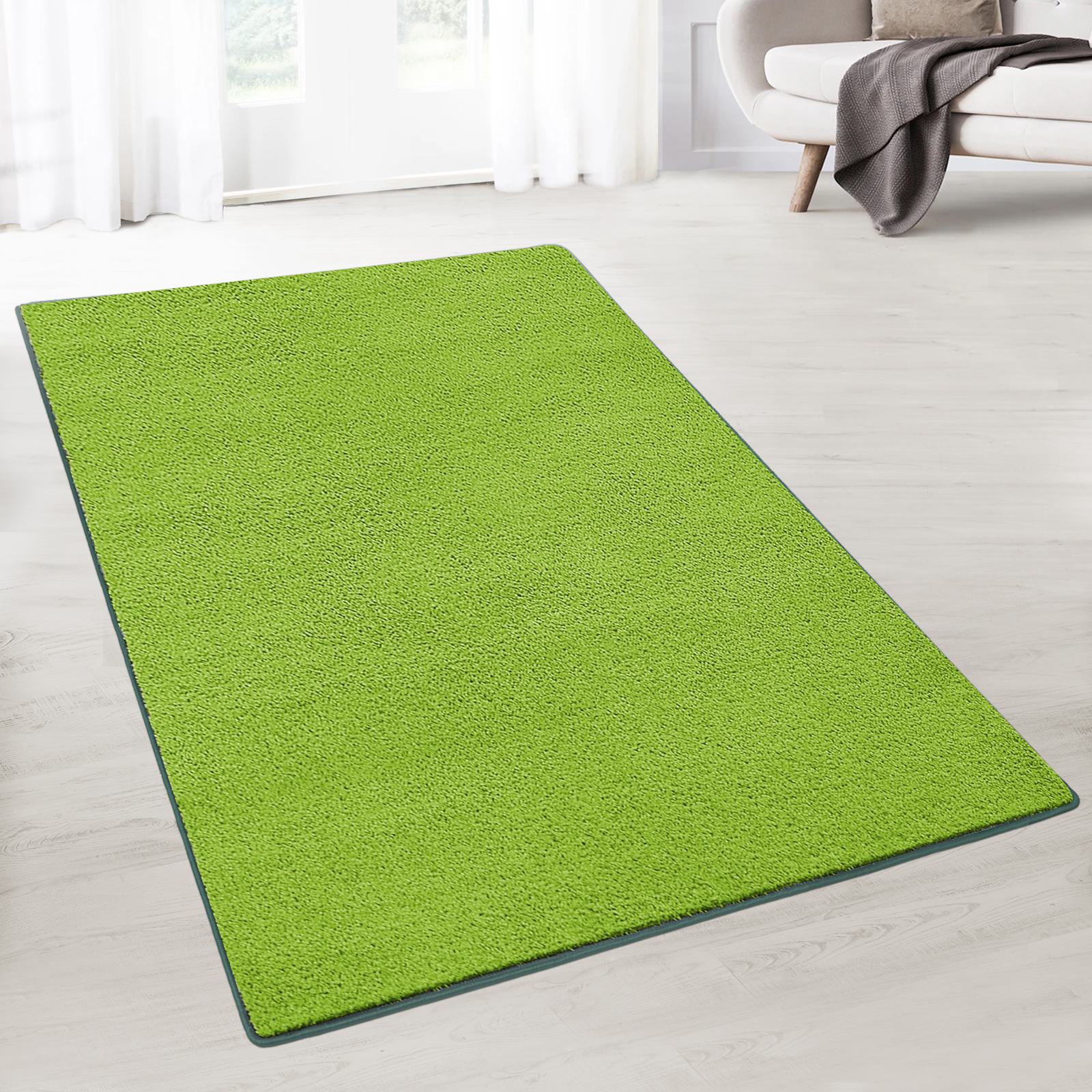 Tapis de salon et de chambre Dynasty Vert 200 x 400 cm | Leroy Merlin