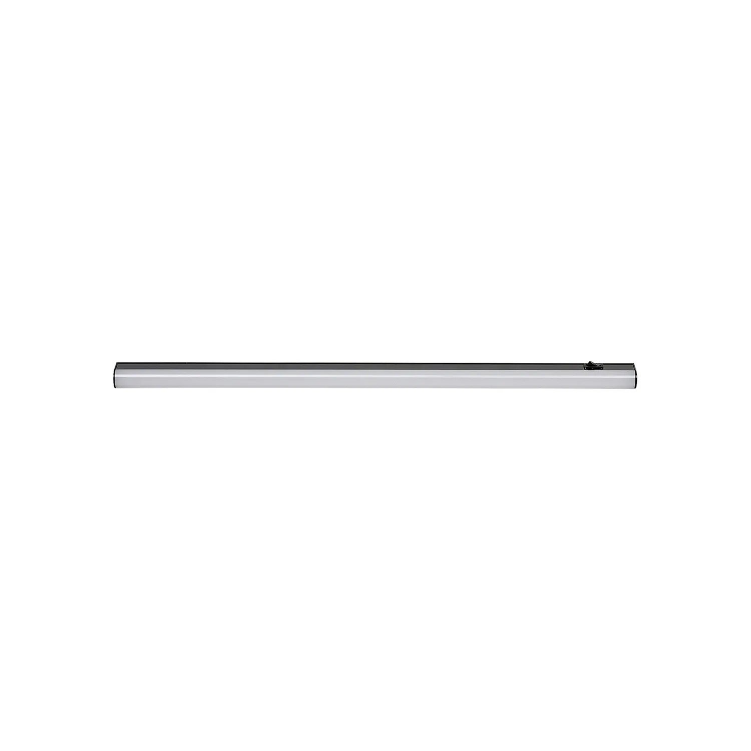 Bande LED 18W 4000K Noir Interrupteur IP20 GREG | Leroy Merlin