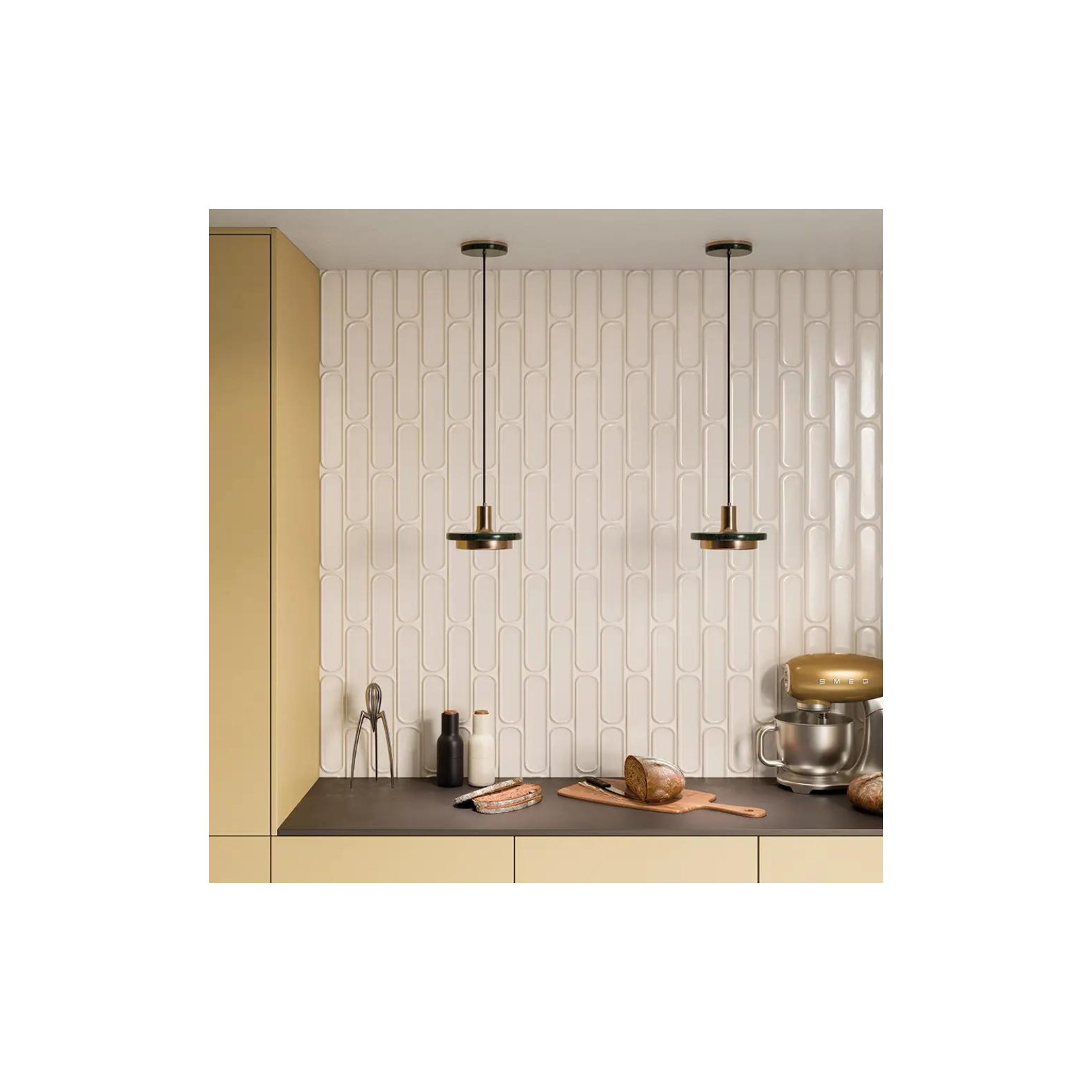 Cornière Carrelage mural faïence AQUARELLE Quart de rond 30x1,1 cm ...