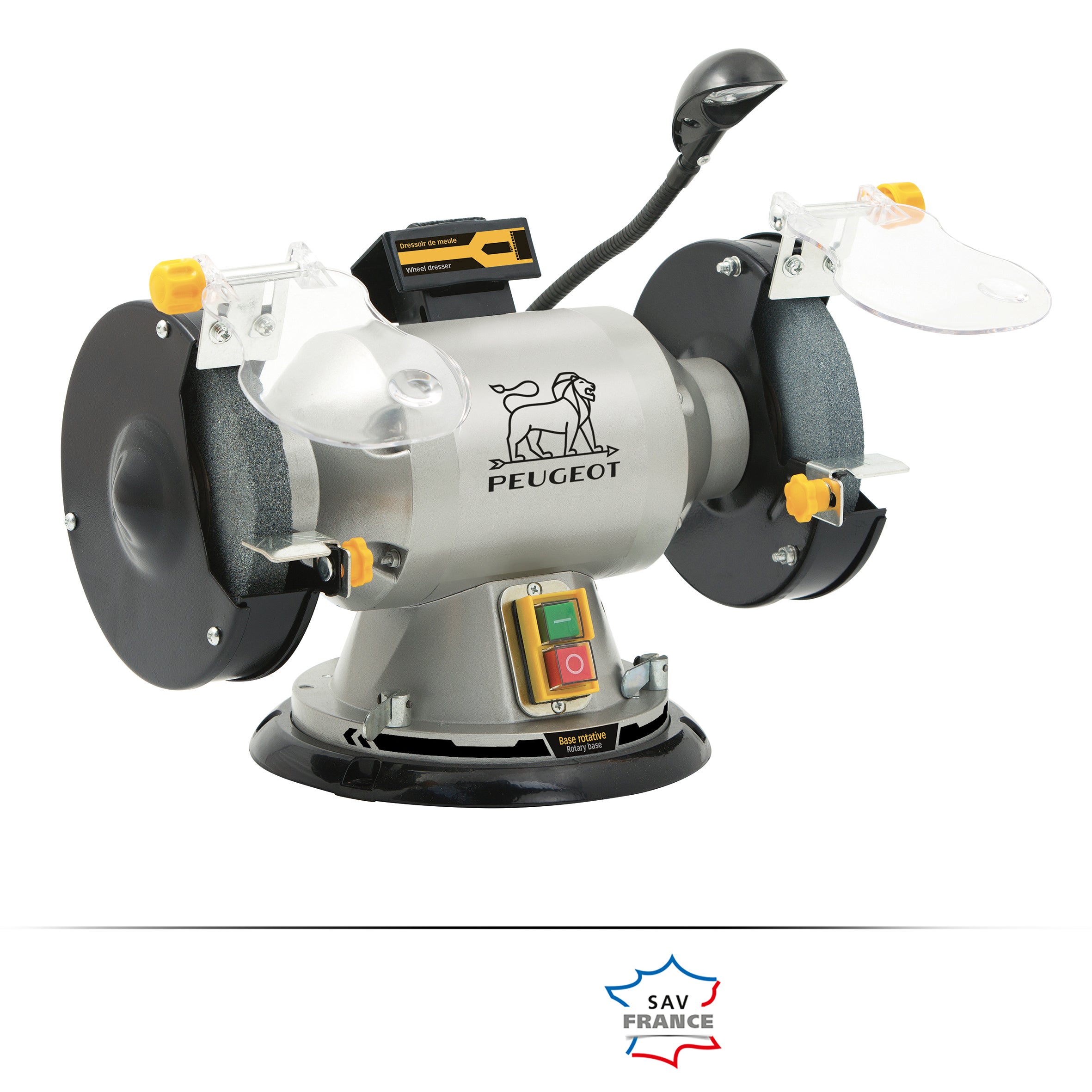 Touret Meule/Meule Pivotant 350W - Base Rotative 180° | Leroy Merlin