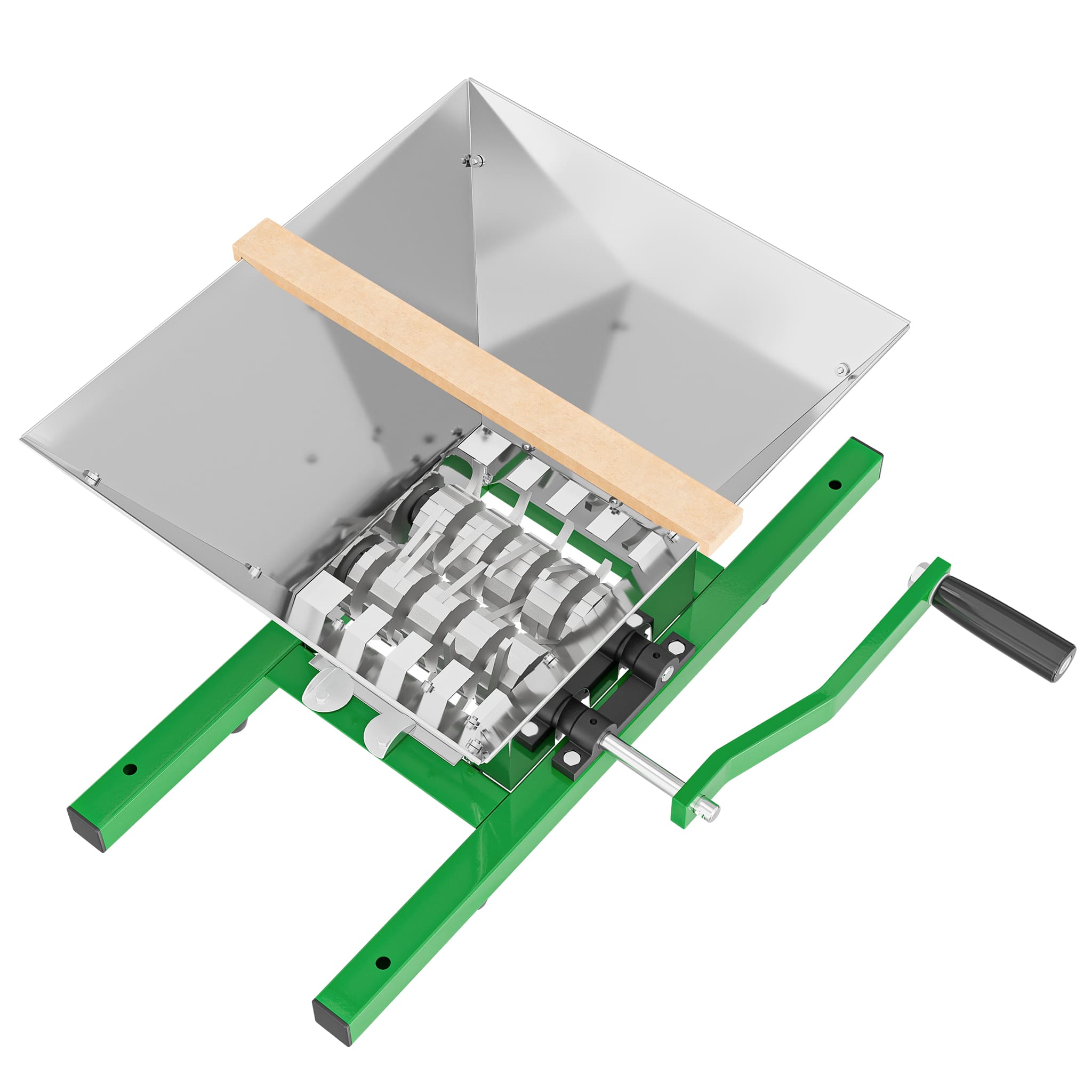 Mulino macina frutta manuale con tramoggia da 7 litri e manovella ...