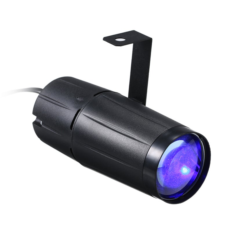 Lampe de table, mini projecteur de scène 10 W, lumière bleue standard ...
