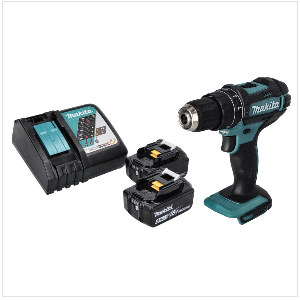 Makita DHP 482 RT Perceuse-visseuse à percussion sans fil 18 V 62 Nm ...