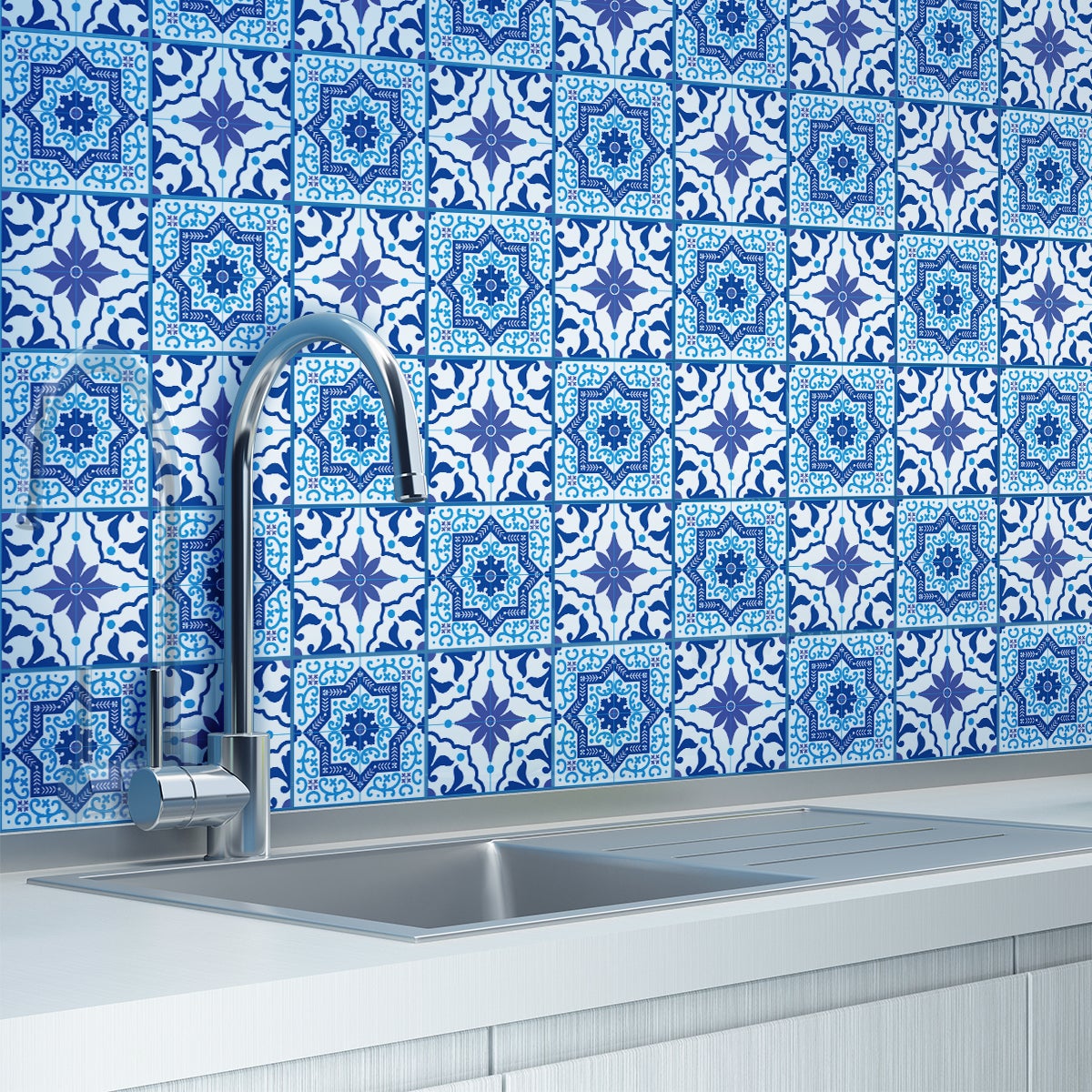 24 vinilos azulejos Gonzalo - adhesivo de pared - revestimiento sticker ...