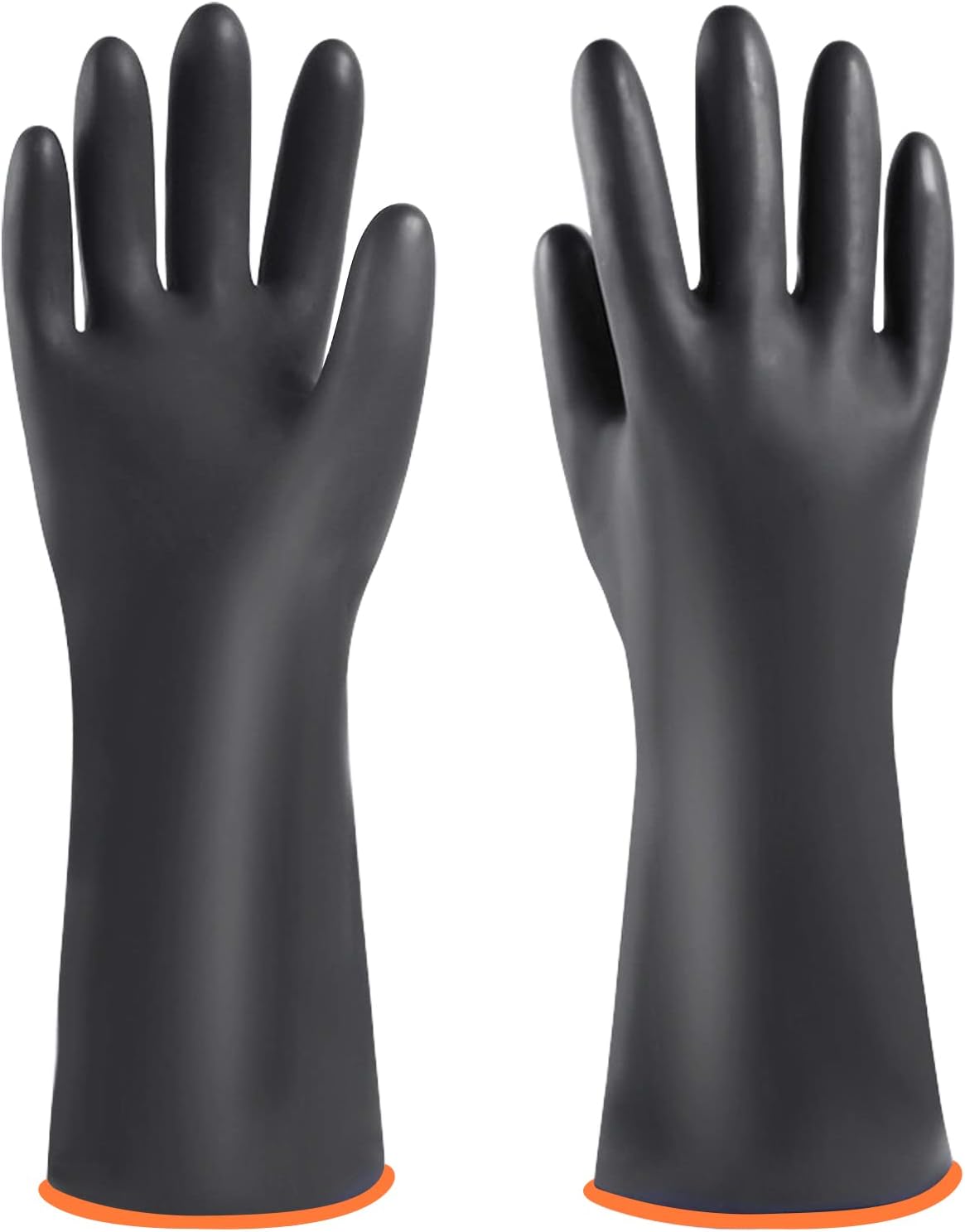 55 cm Durable Latex Gloves, Resistant to Strong Acids, Industrial Anti ...