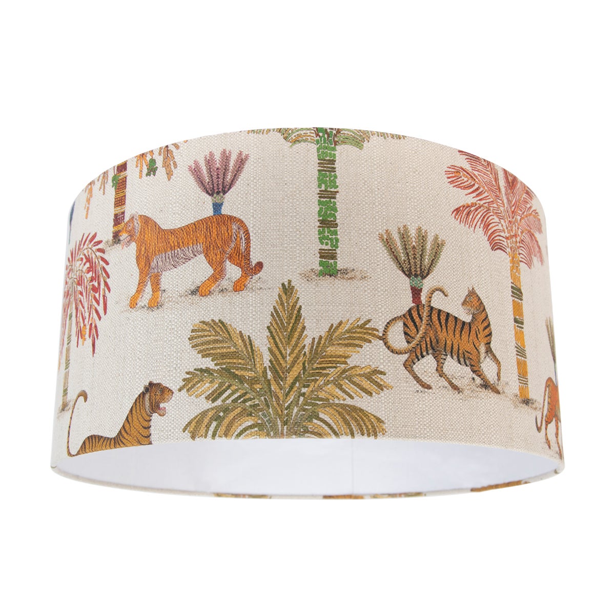 Pantalla de lámpara de tela multicolor con estampado animal 50/50/25 ...