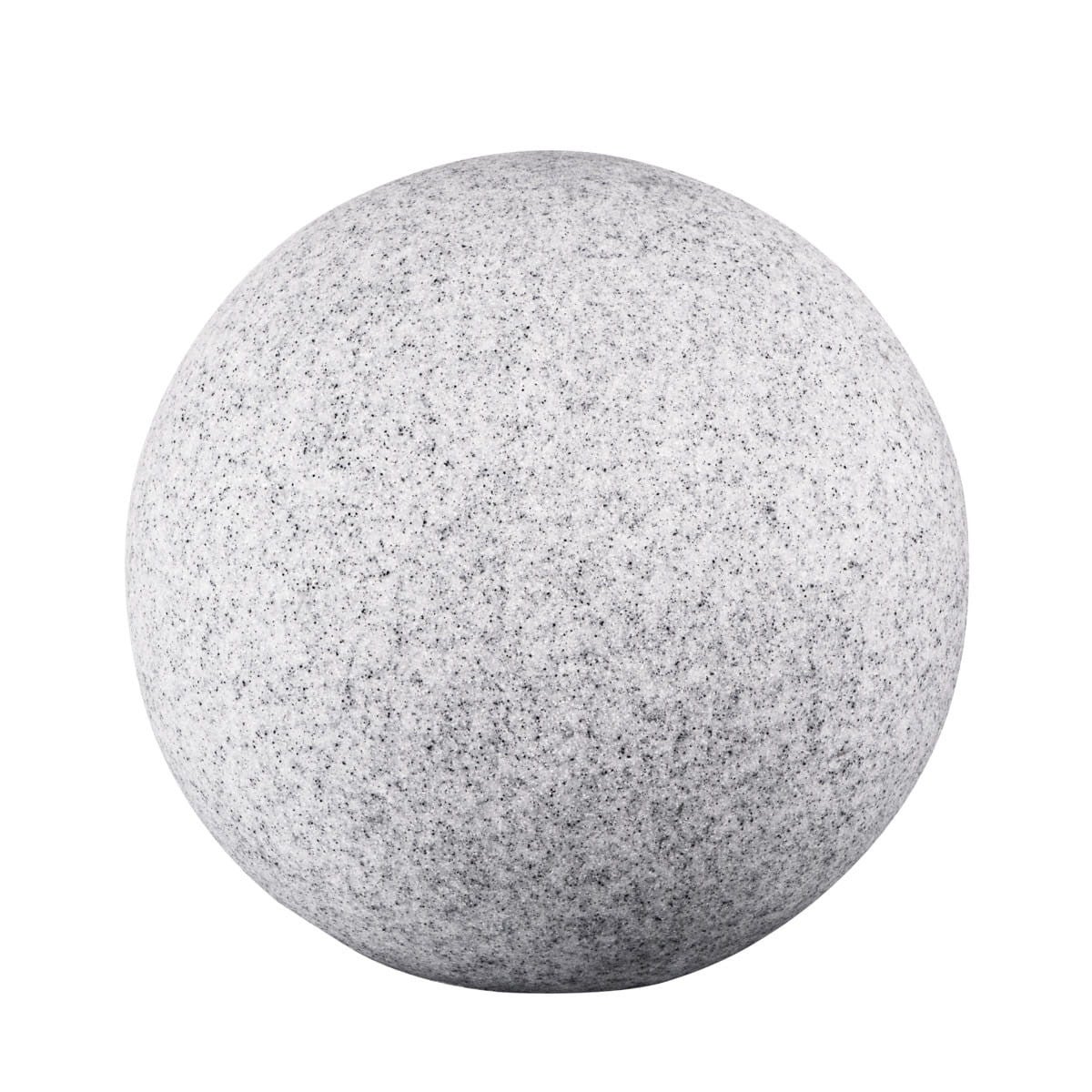 Luminaire extérieur boule imitation pierre – Sol – Ø490mm – Granite ...