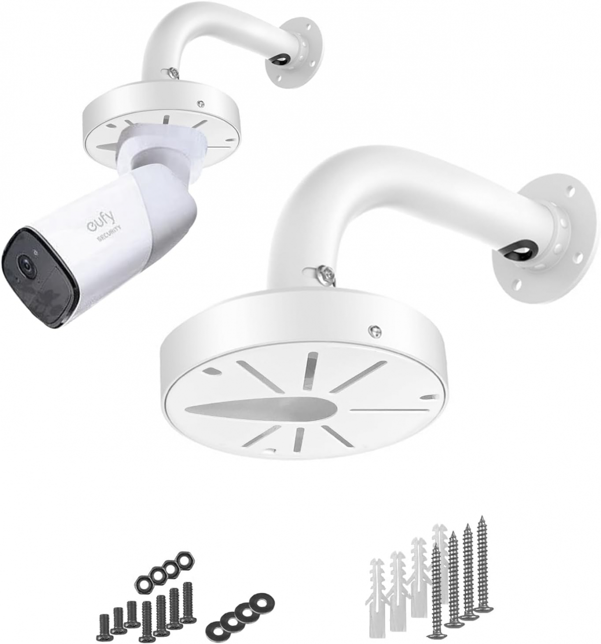 Blanc,Support montage mural pour caméras dôme IP CCTV, boîte jonction ...