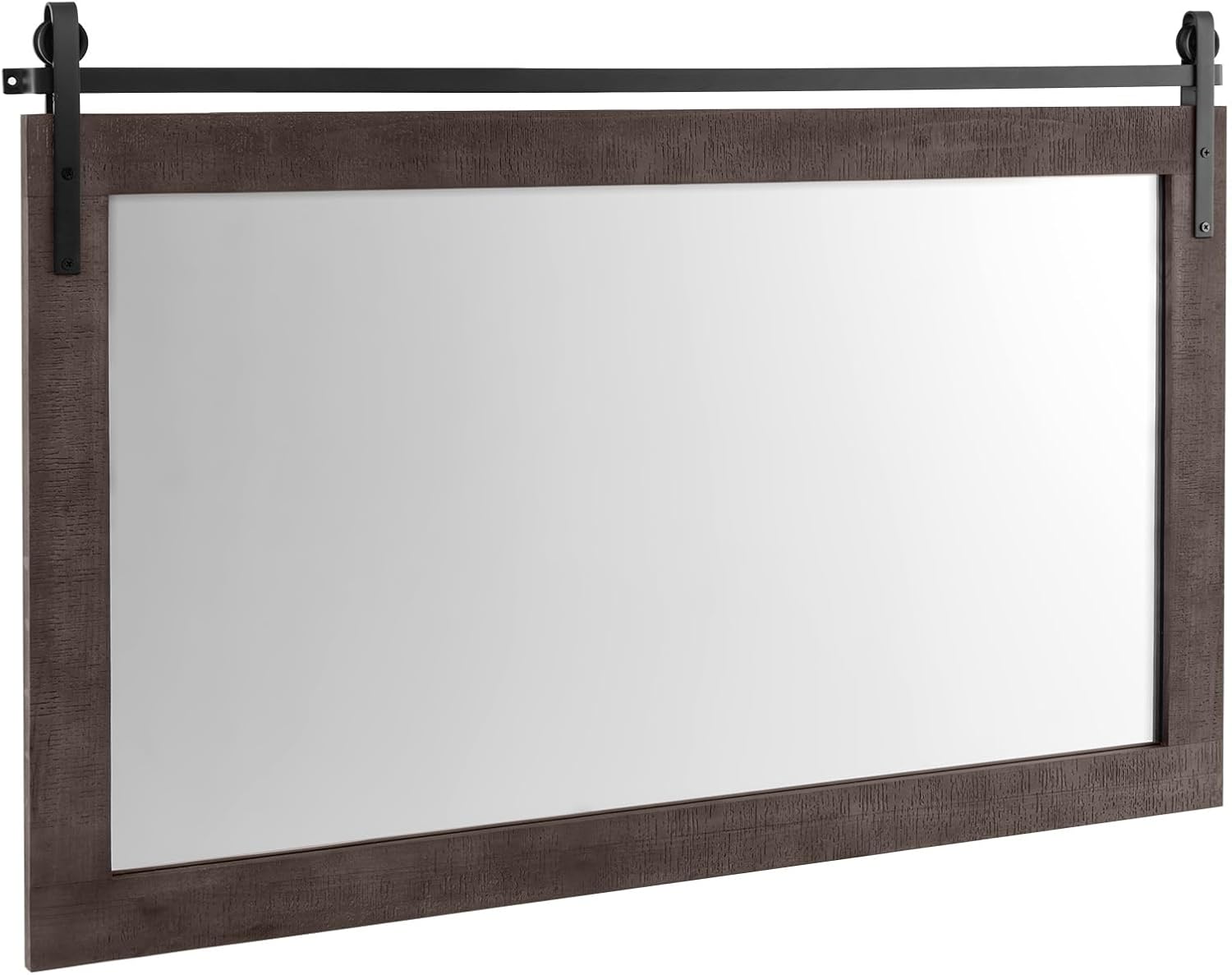 Miroir Mural Rustique de Salle de Bain, 64 x 100 CM, Miroir Mural ...