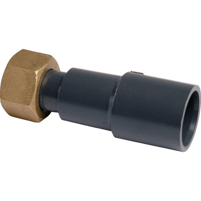 Raccord union PVC pression noir droit - F 1'1/2 - Femelle diamètre 50 ... Raccord union PVC pression noir droit - F 1'1/2 - Femelle diamètre 50 ...