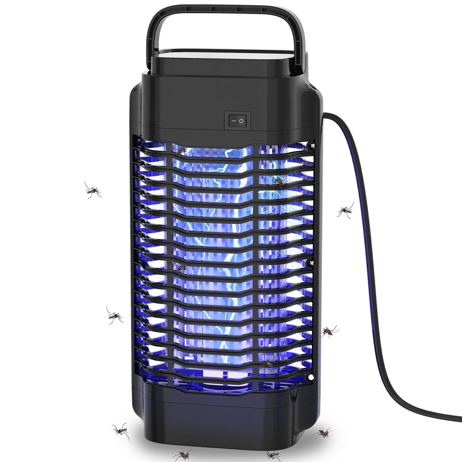Bug Zapper Indoor, 18 W 4200 V Electric Mosquito Zapper, Effective ...
