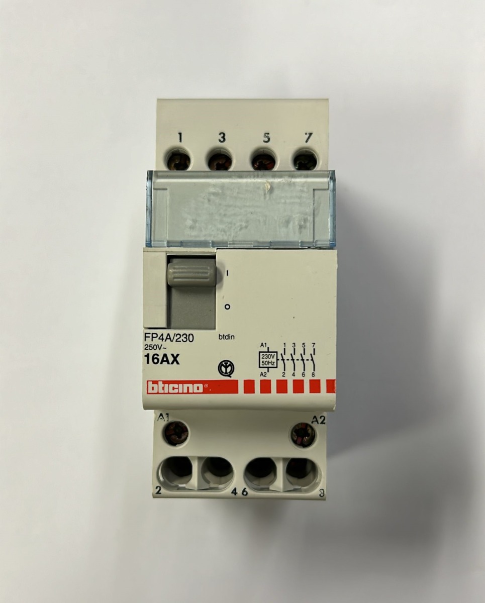 BTICINO - RELE PASSO-PASSO BOBINA 230V-16A 250V-4NO 2 MOD | Leroy Merlin