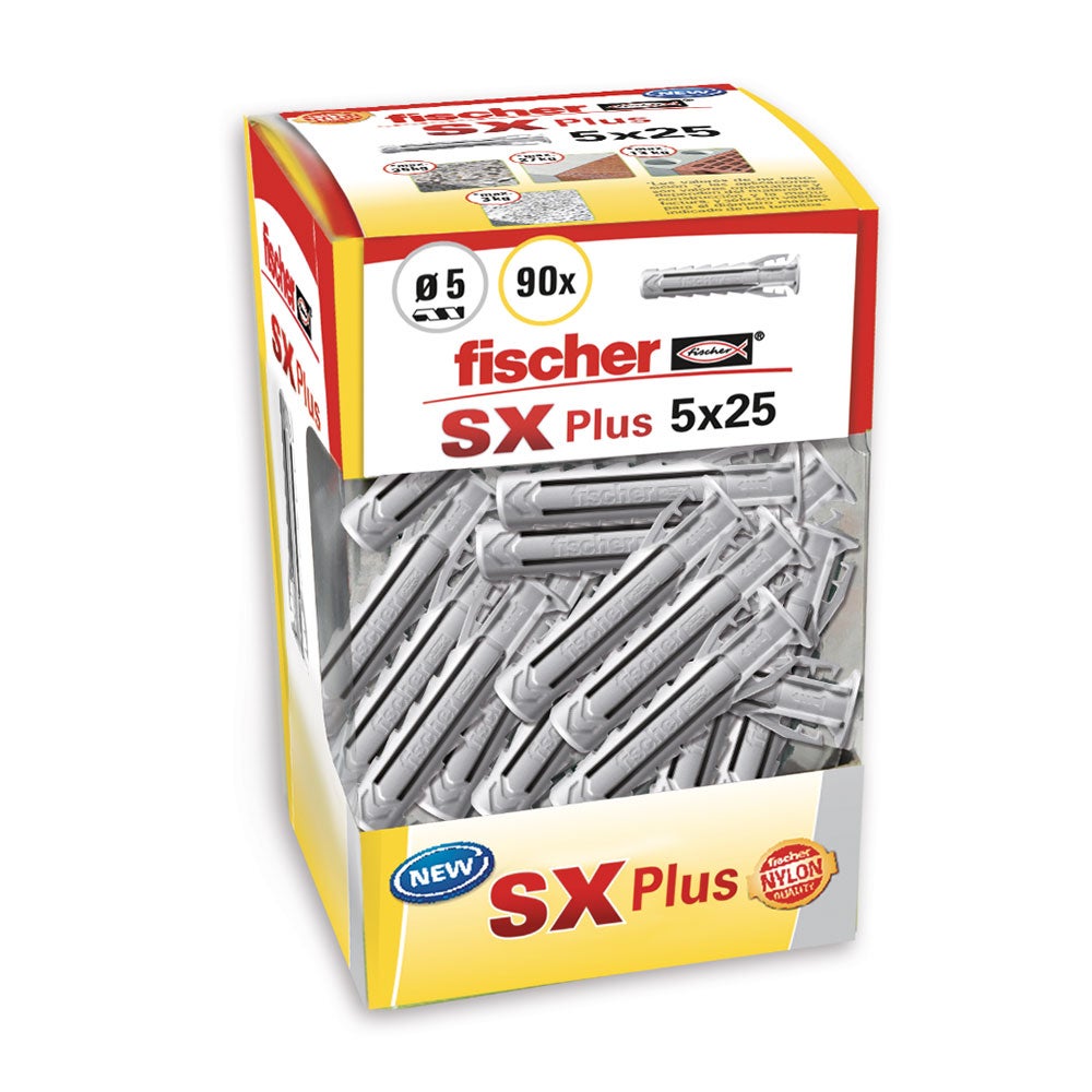 FISCHER 553433 | Taco SX 5x25 diy 90uds. | Leroy Merlin