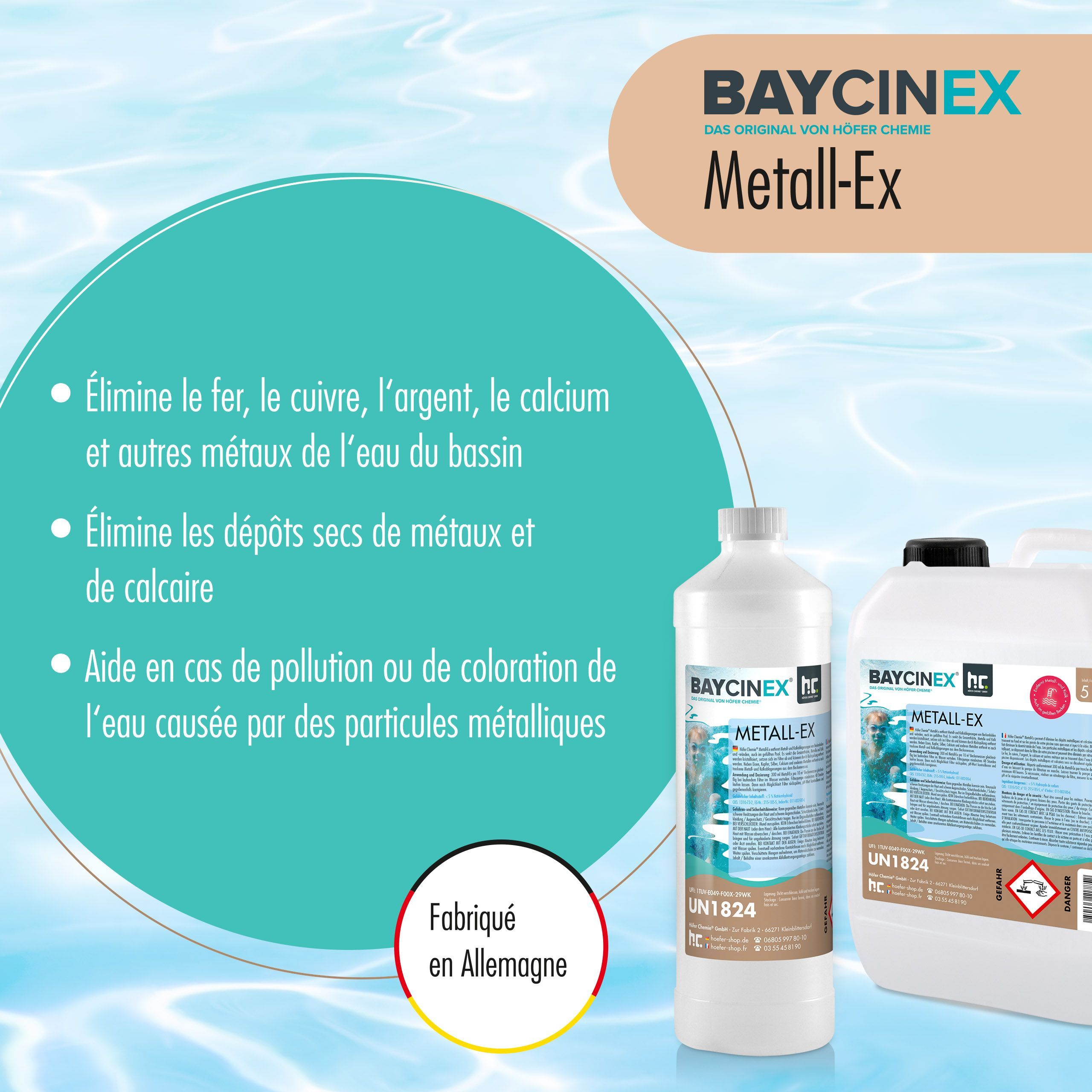 15 x 1 L BAYCINEX® Séquestrant Métaux Anti-Métaux | Leroy Merlin