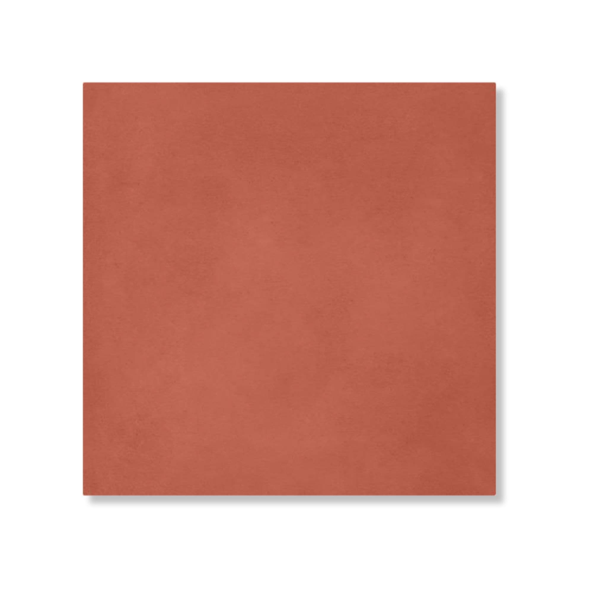 Pack 0,48m² - 12x Véritables Carreaux de ciment premium uni Rouge l.20 ...