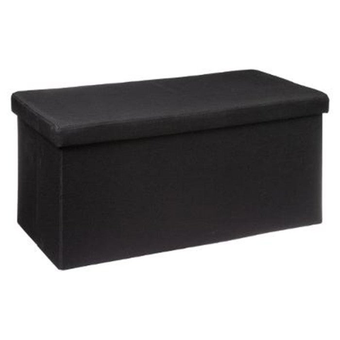 Pouf & Rangement "Classy" 76cm Noir | Leroy Merlin