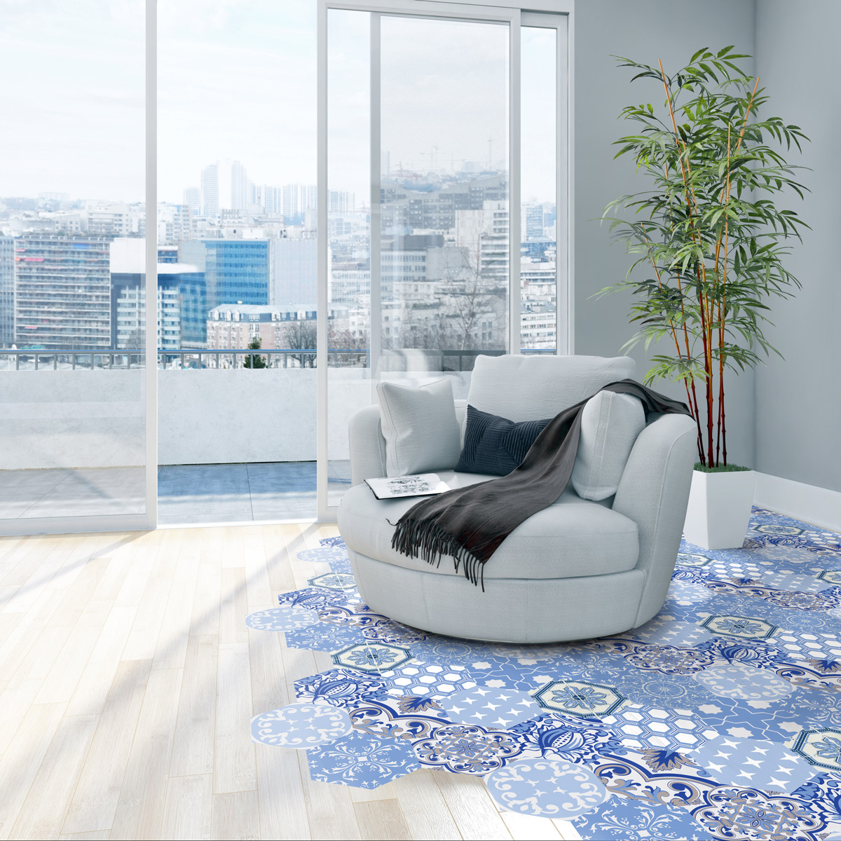 Stickers Sol Anti-dérapant avec Protection - TOMETTES SOL SOPHELIA ...