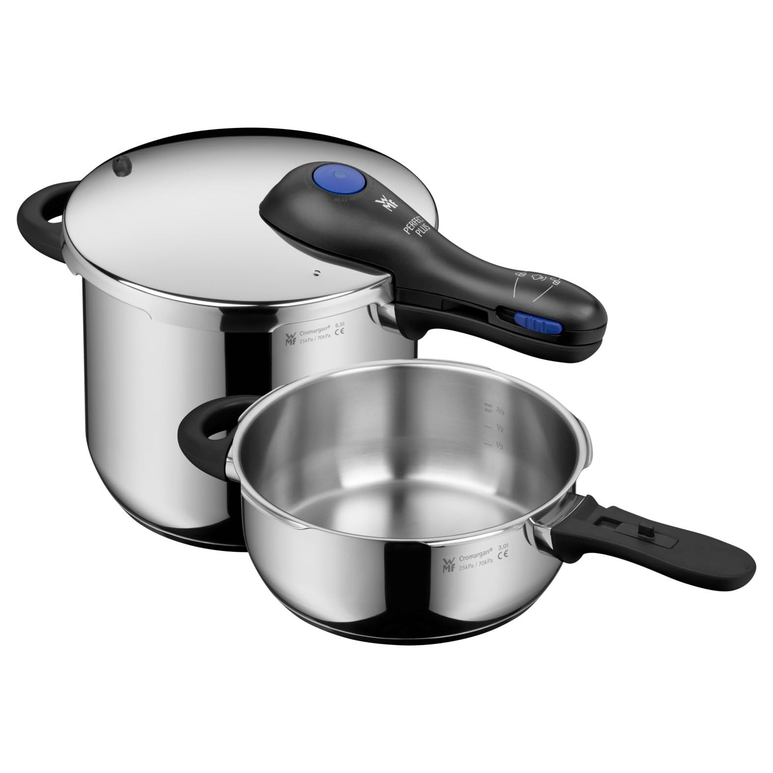 WMF Perfect Plus One Pot - Set di 2 pentole a pressione a induzione ...