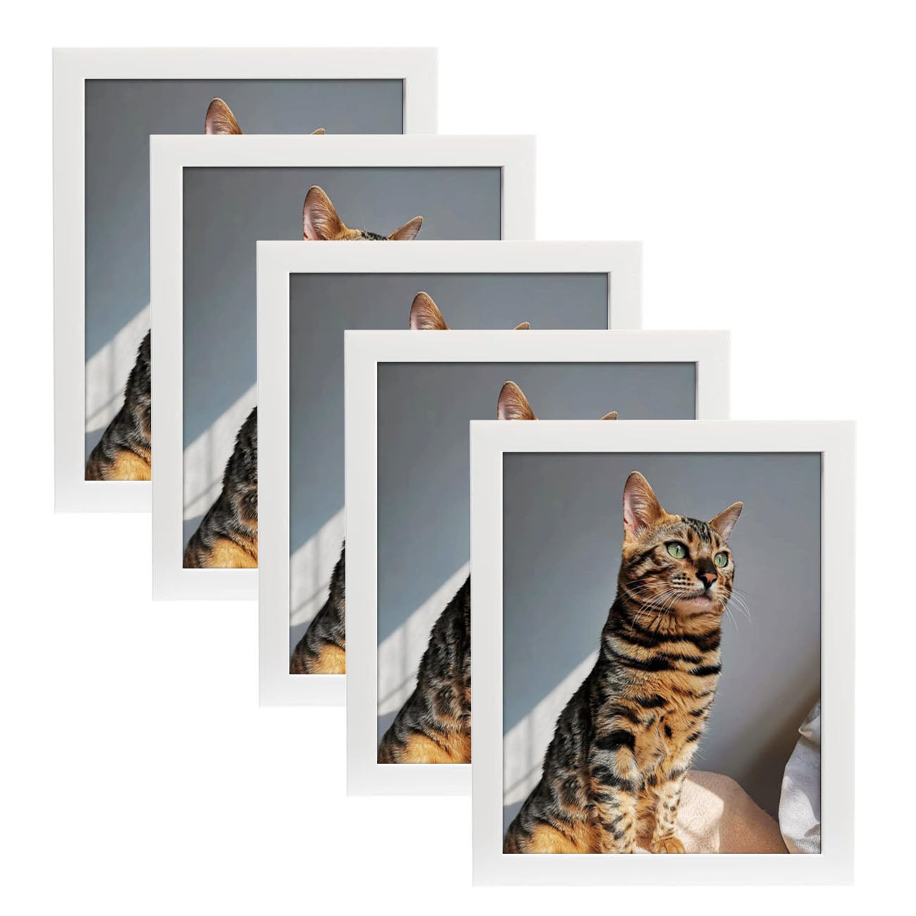 Marco de fotos de 20 x 25 cm, lote de 2, de madera, montaje mural ...