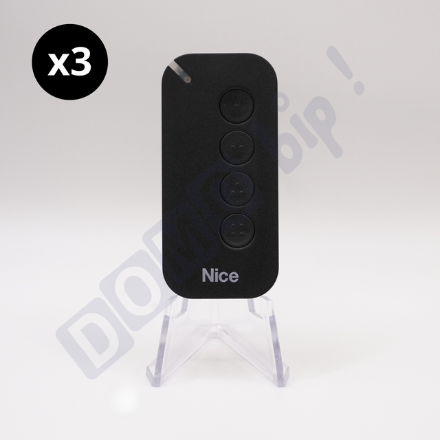 Set di 3 Telecomandi Nice MyGO 4 - 4 Tasti - 433,92 MHz - Rolling Code - Compatibili con ...