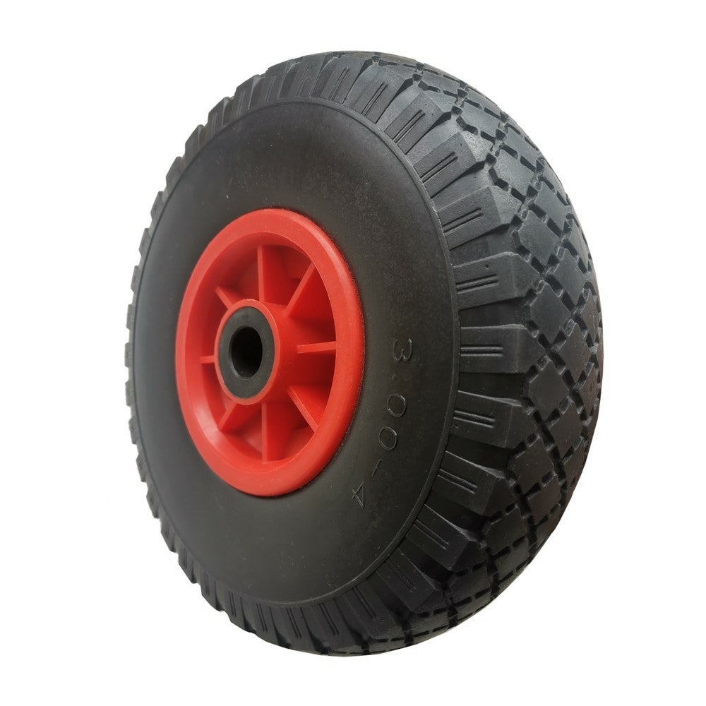 Roue increvable 260 mm (3.00/4) avec axe central et alésage 20 mm pour ...