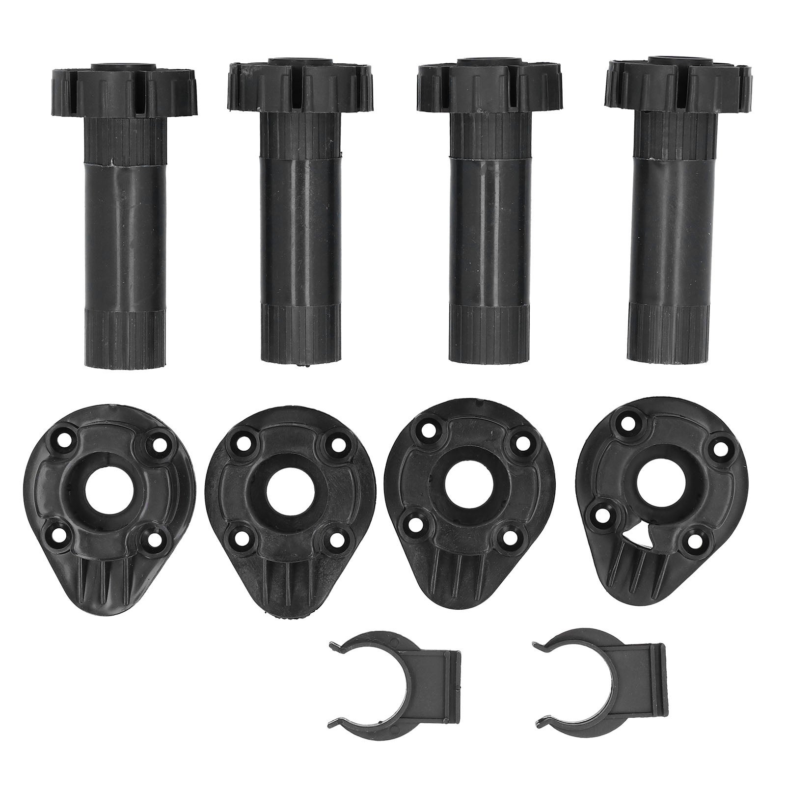 4Set Adjustable Cabinet Feet ABS Support Leg for Cupboard Closet ...