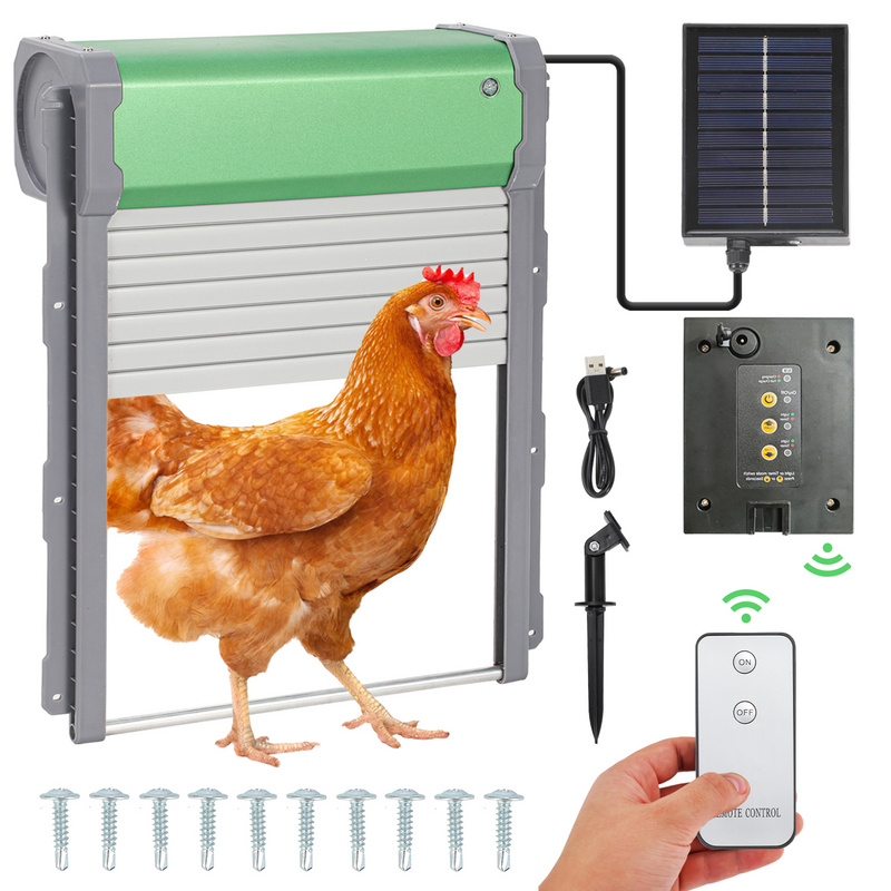 Cancello automatico per galline con timer - Elettrico, solare, con ...