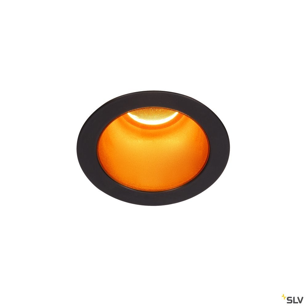 Encastré de plafond ou mural intérieur SLV HORN MAGNA, noir/or, LED, 7 ...