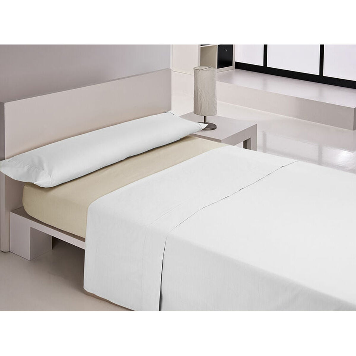 Sábana Bajera Ajustable Happy Home MIX COLORS Beige Cama de 80 | Leroy ...