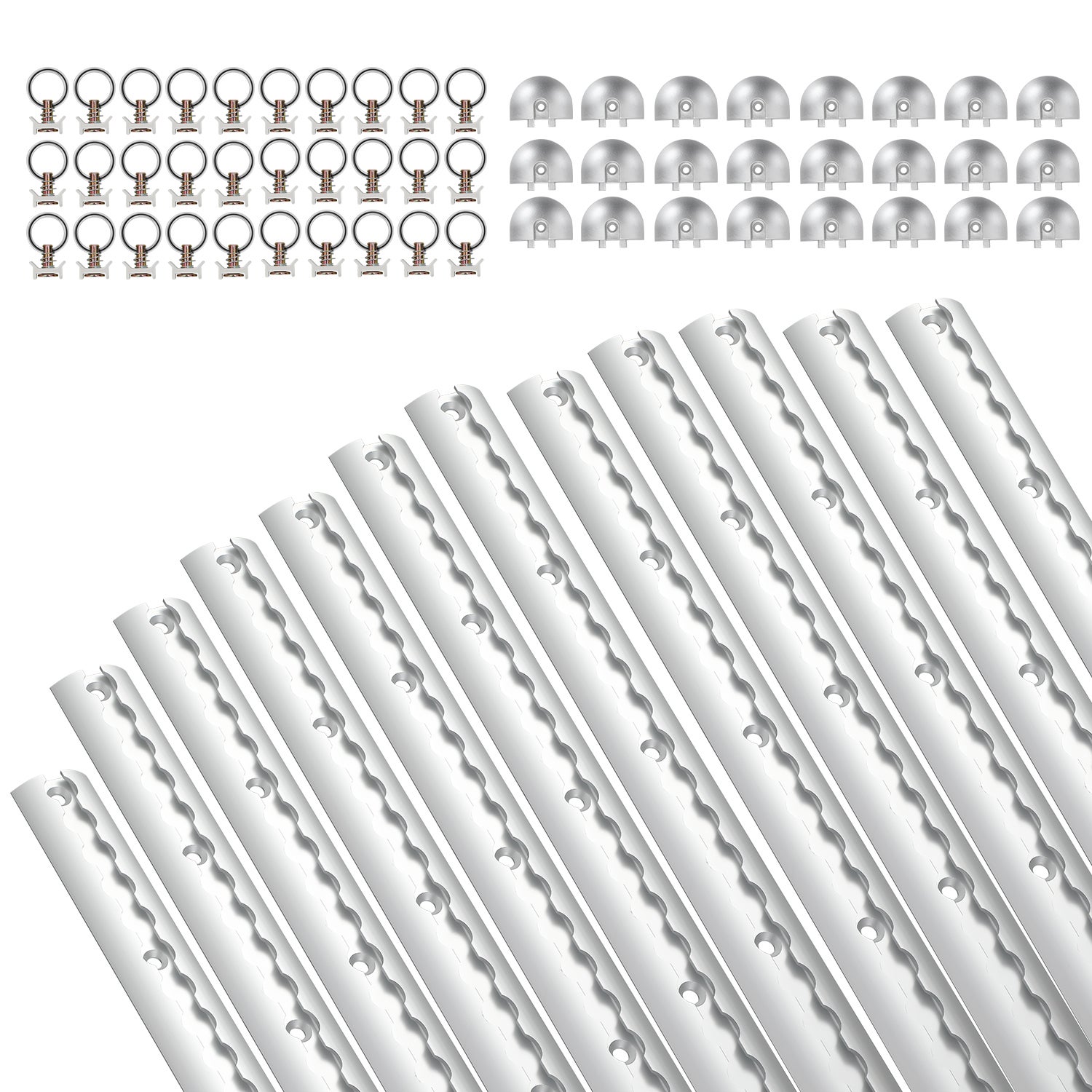 Riel de amarre de aluminio Airlin, forma semicircular 1M, anodizado ...