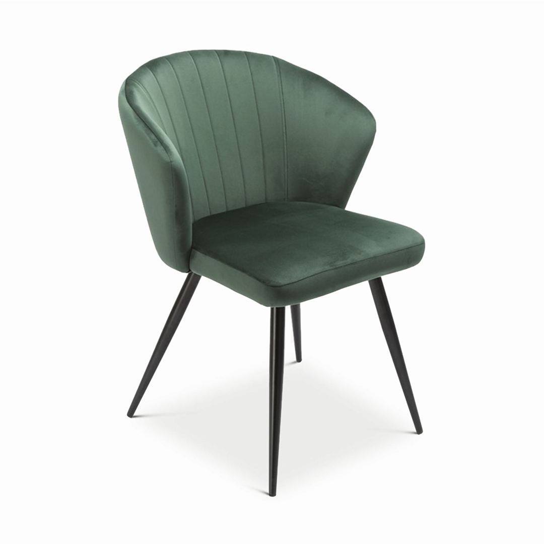 Furnicher Cooper - Chaise de Salle à Manger - Vert Velours - 56x46x81cm ...