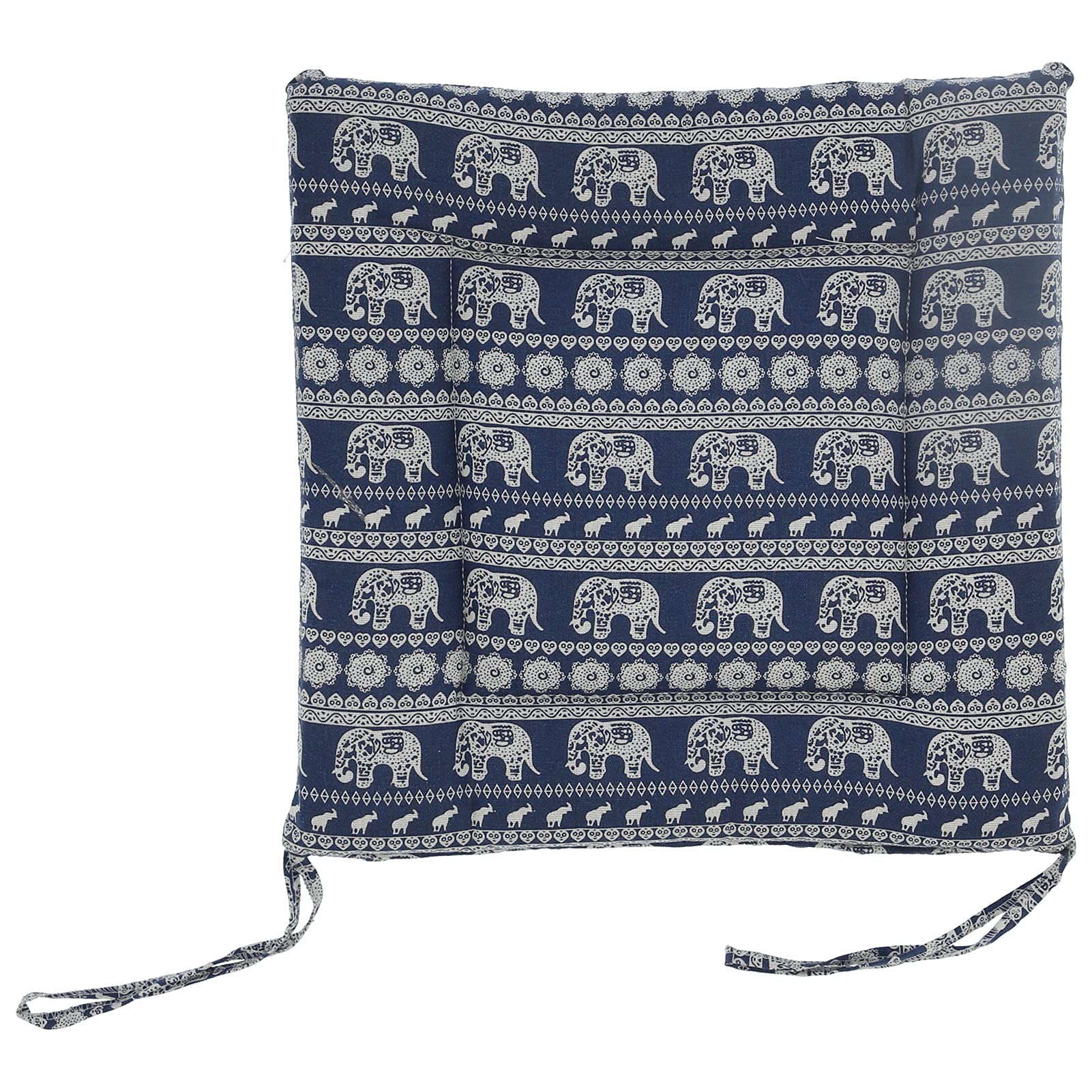 Coussin de siège simple en coton et lin épais antidérapant, coussin de ...