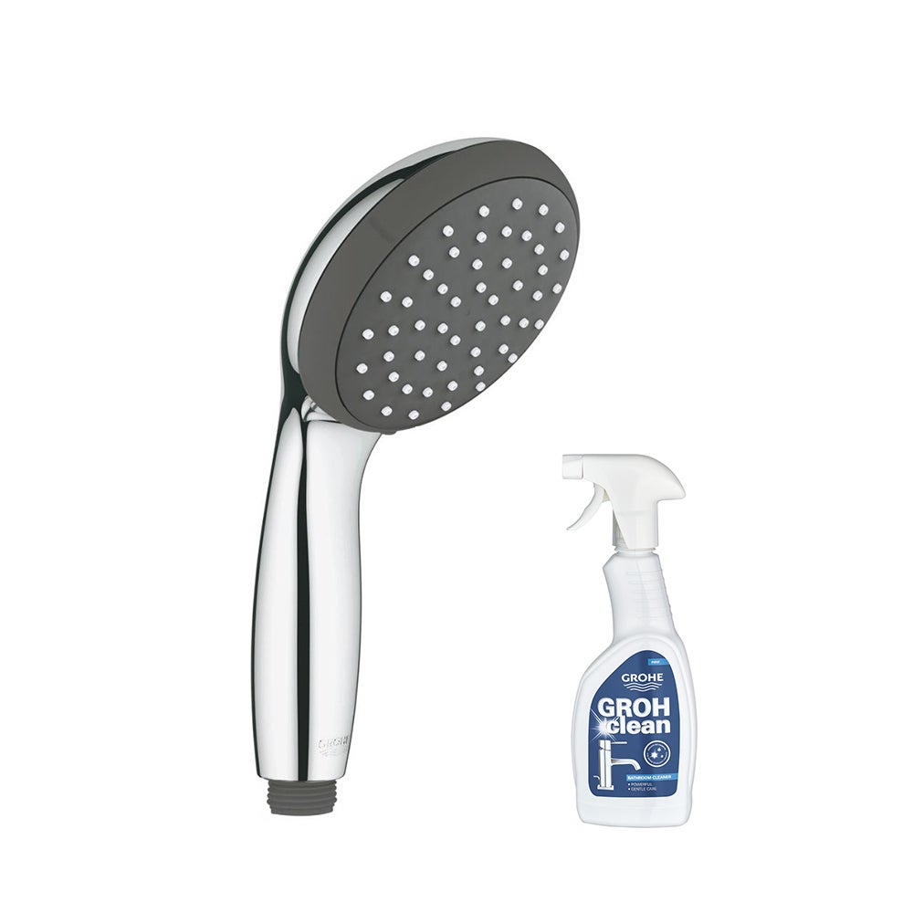 GROHE Quickfix Vitalio Start 100 Rociador de ducha cromado + limpiador ...