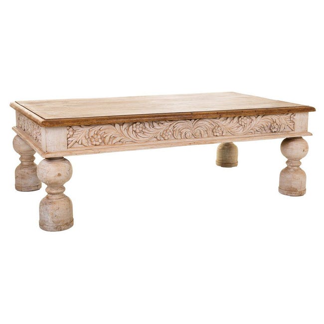 Table Basse En Bois Finition Artisanale Leroy Merlin