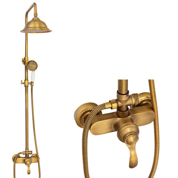 Silla Élégant Colonne de Douche retro avec Mitigeur Réglable en Hauteur ...