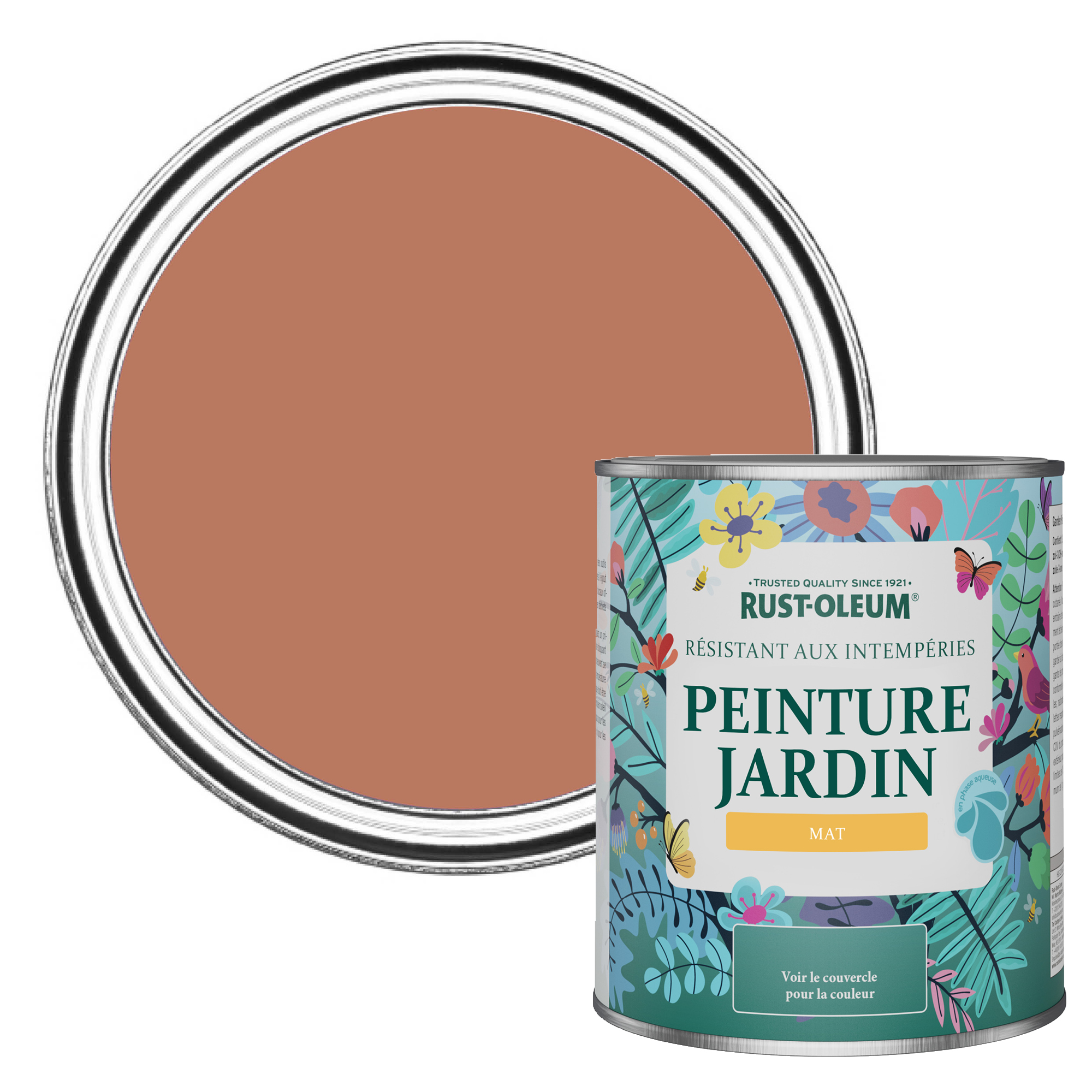 Rust-Oleum Peinture Rouge Jardin, Finition Mate - Sienne 750ml | Leroy ...
