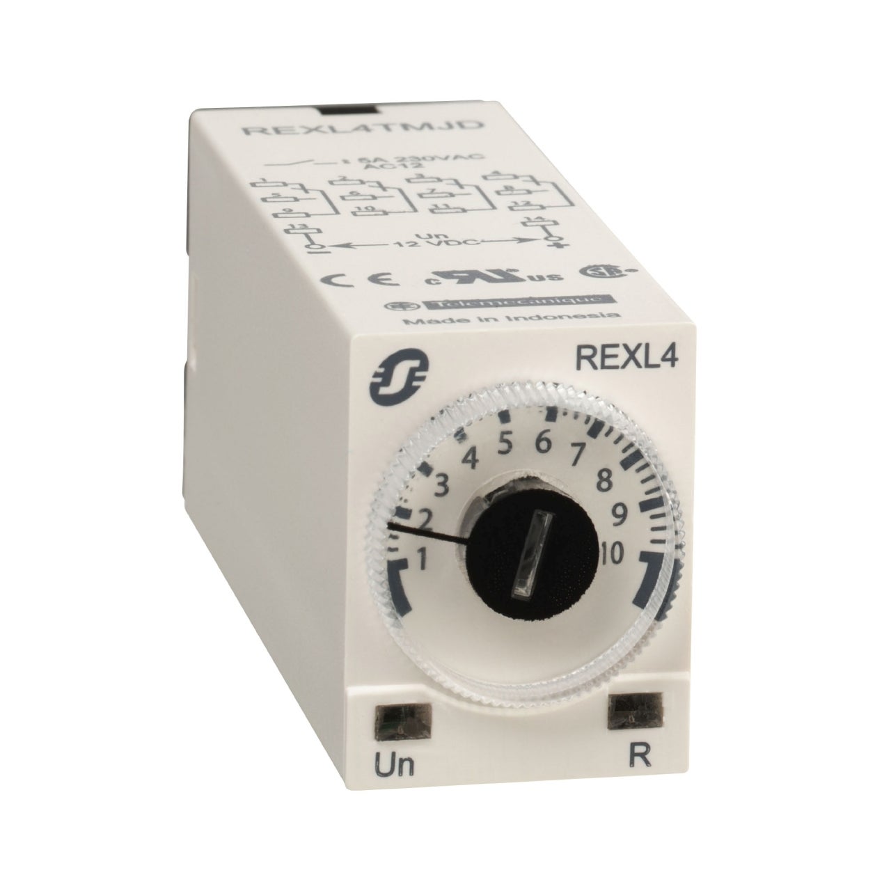 Relais temporisé - embrochable - harmony time - travail - 4of - 230v ac ...