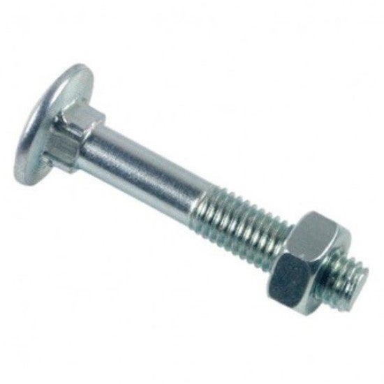 Tornillo LENNIE Cabeza redonda cuello cuadrado TRCC - Zincado blanco ...