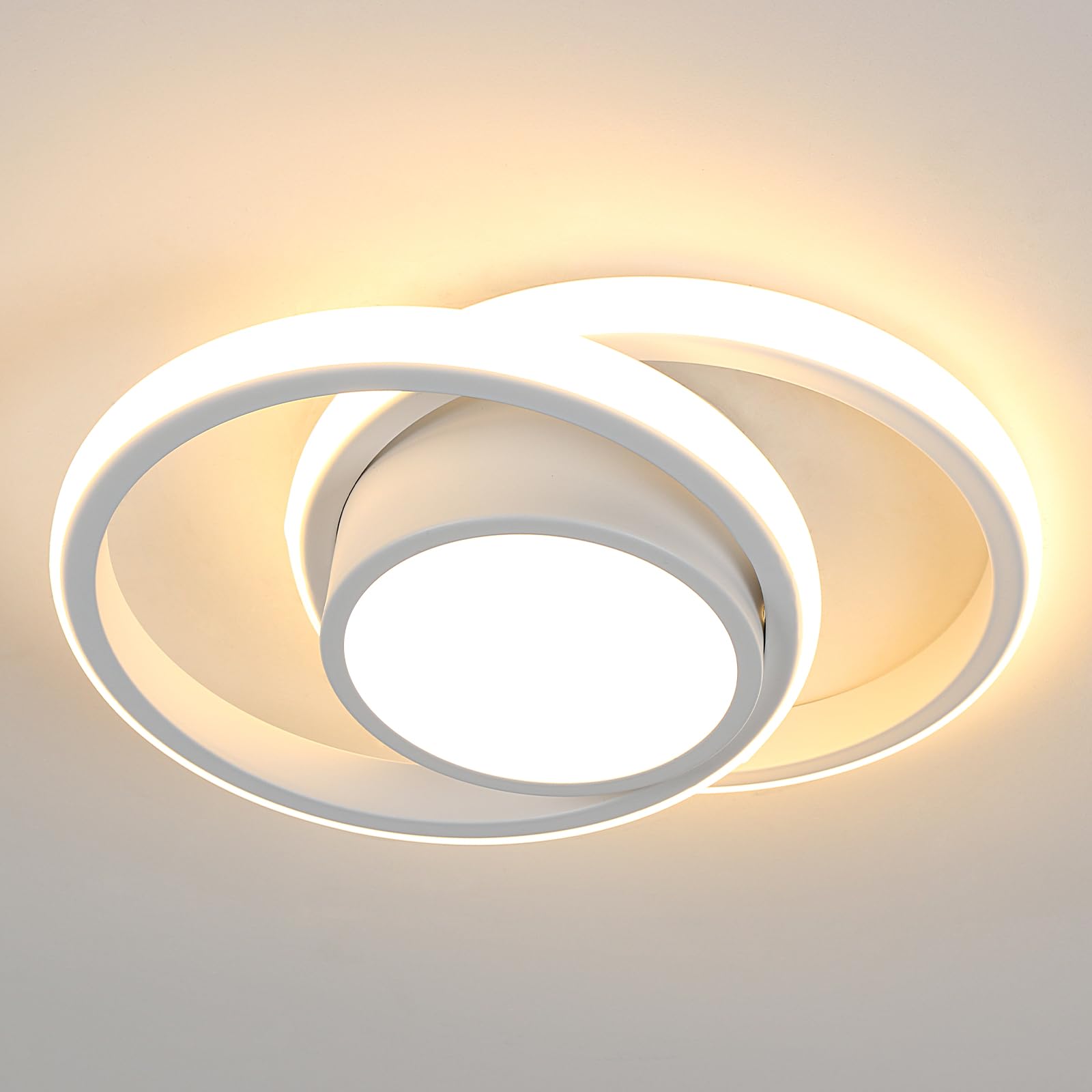 Lámpara de techo LED, lámpara de techo redonda de 32 W, lámpara de ...