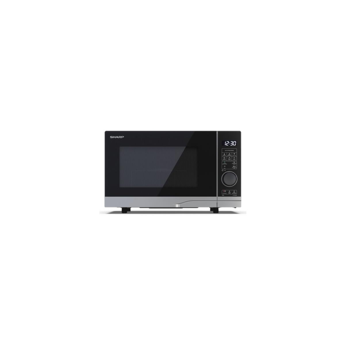 Four à micro-ondes Sharp YC-PG204AE-S Argent Micro-ondes combiné Surface plane 20 L 700 W ...