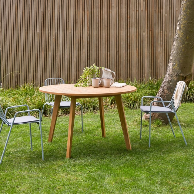 Table ronde extensible bois massif au meilleur prix | Leroy Merlin