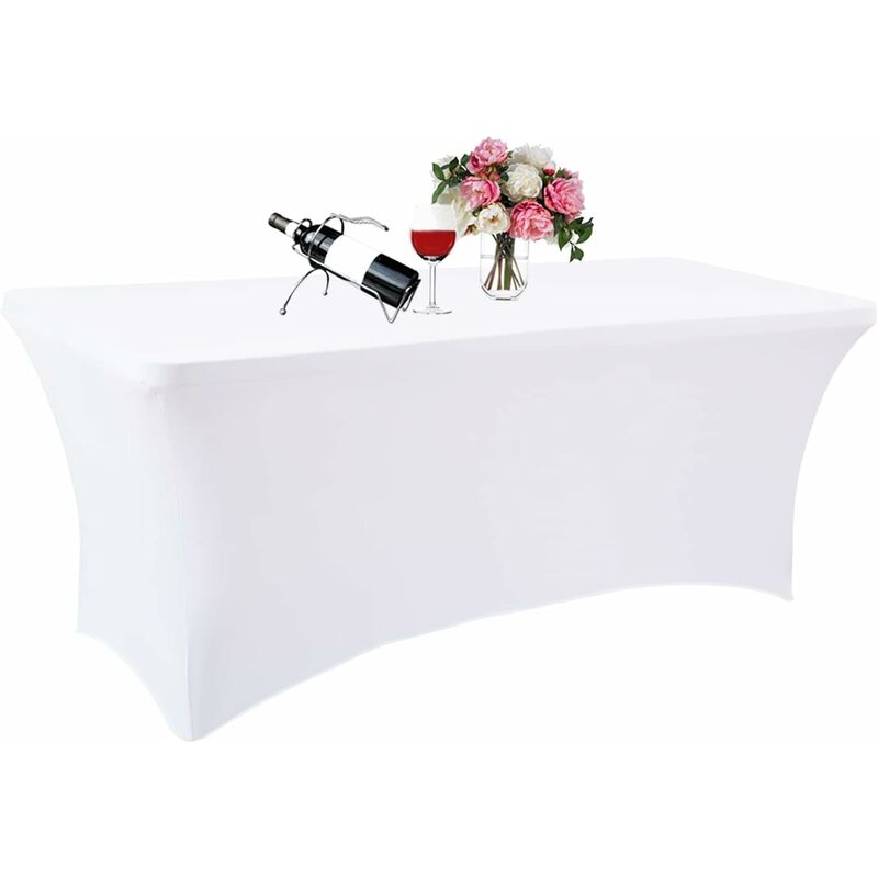 Housse pour Tables Nappe de Tables, Spandex Stretch Lycra Table de ...