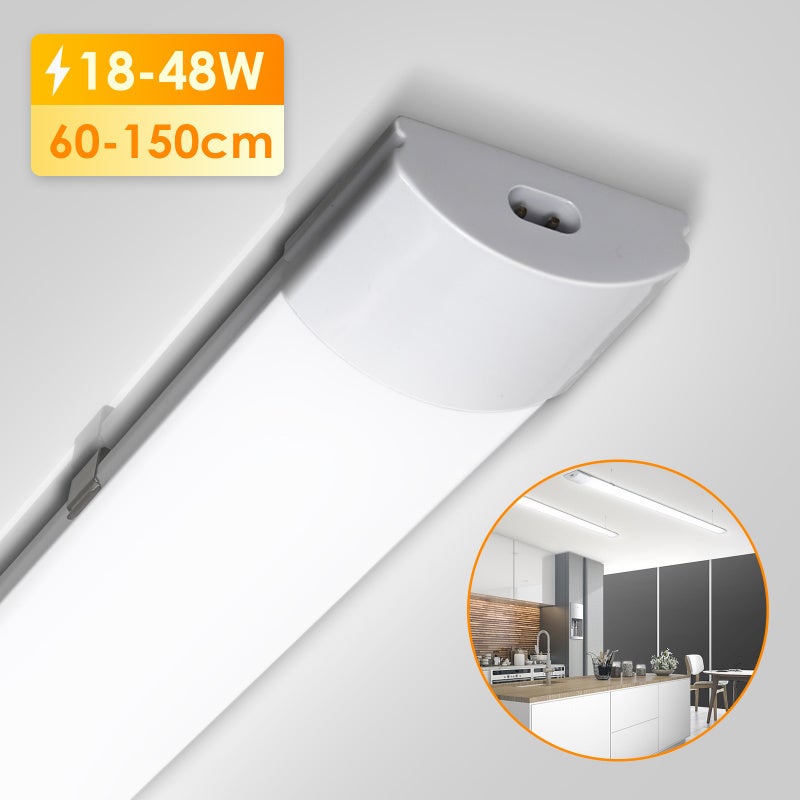 Lámpara LED para habitaciones húmedas para la sala de húmedo blanco ...