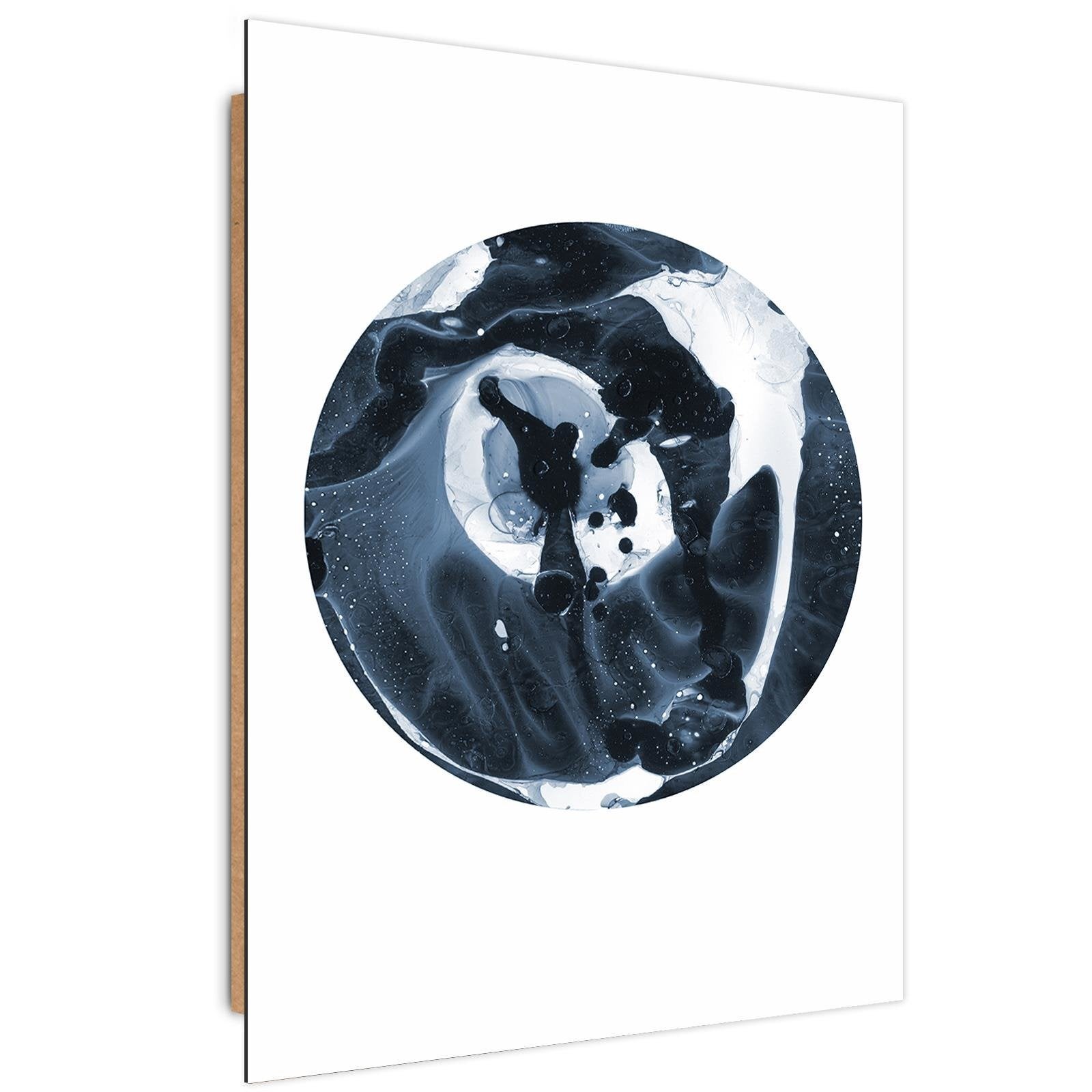 Tableau cercle abstrait bois - 60 x 90 cm | Leroy Merlin