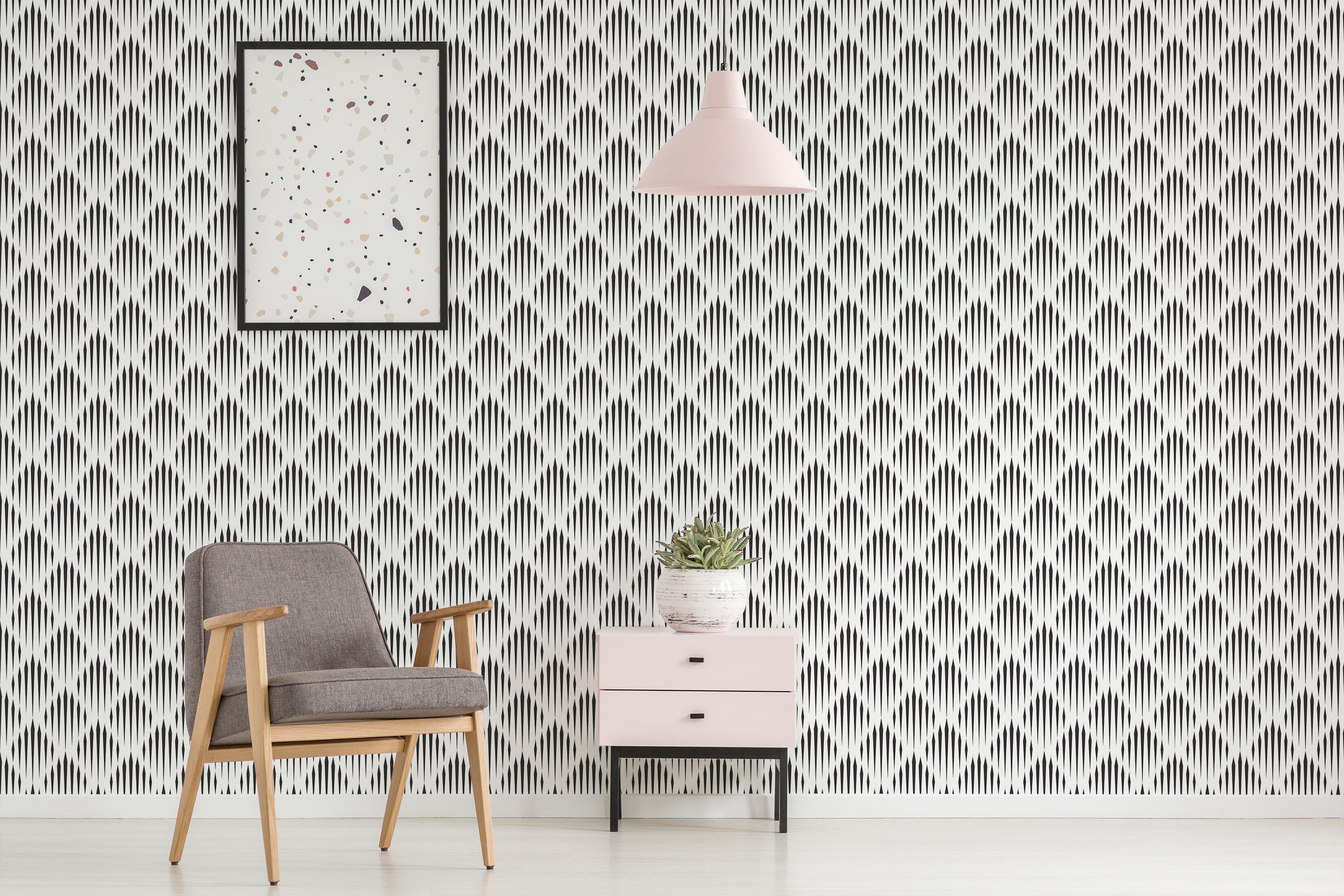 Linear Geometric Wallpaper | Leroy Merlin