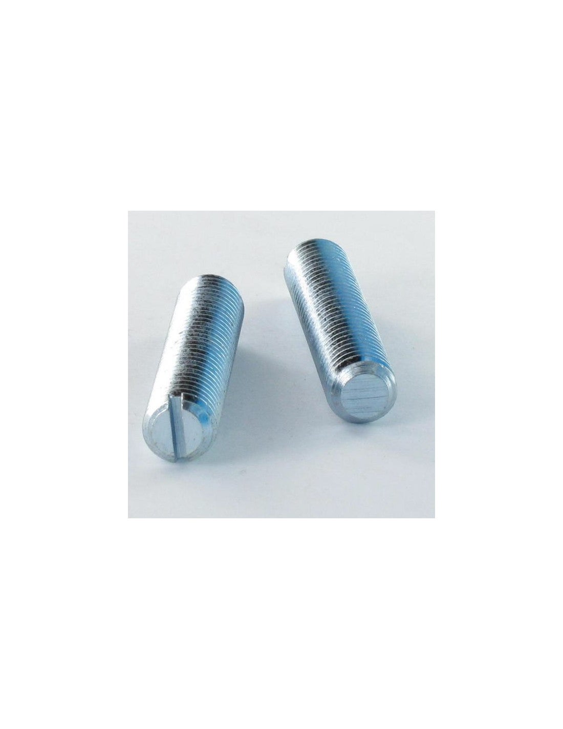 Vis métaux Sans tête Fendue M6X10 Bout plat Acier zingué-100 pièces ...