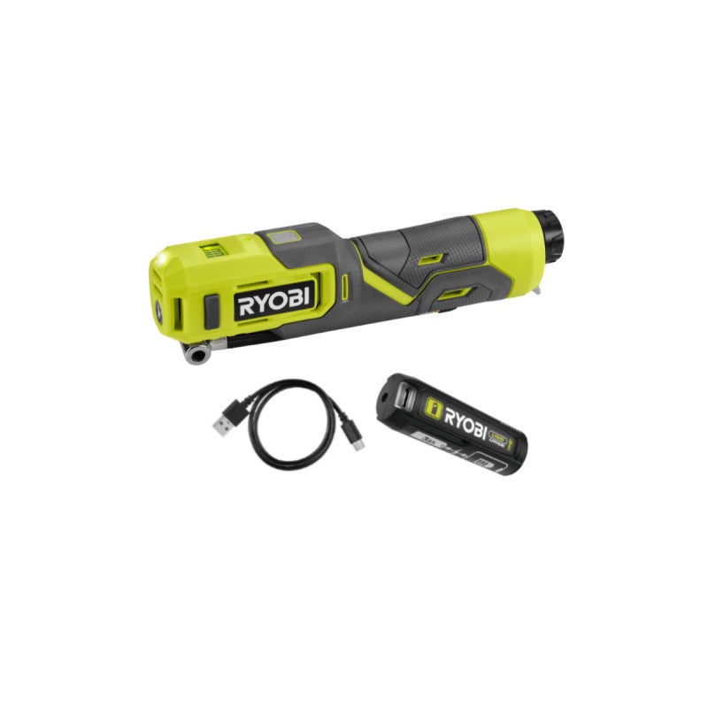Pack RYOBI 4V Gonfleur RI4-0 - 6,9 bars - 1 Batterie 3,0Ah - 1 Câble ...